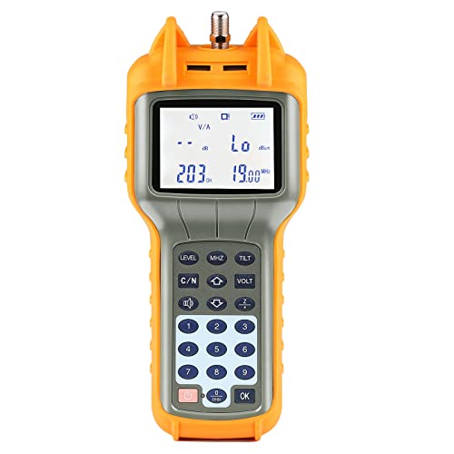 AUGOCOM® CATV Cable Tester, Coax Cable Tracer Coaxial Wire Continuity Checker, TV Handle Signal Level Meter DB Tester 47-870MHz