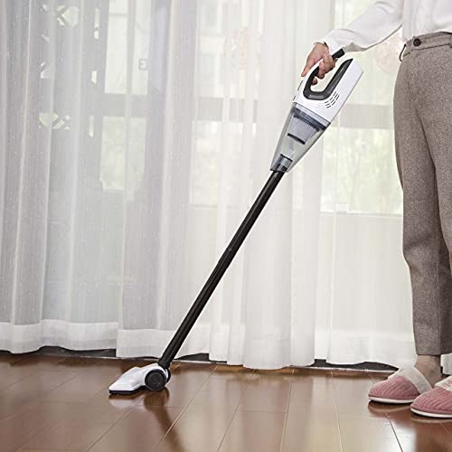 Bieye Cordless Stick Vacuum Cleaner Lightweight Handheld Vacuum with Floor Brush for Household Car Cleaning, 5x2200mah Batteries 1A Fast Charger 100W Motor HV01