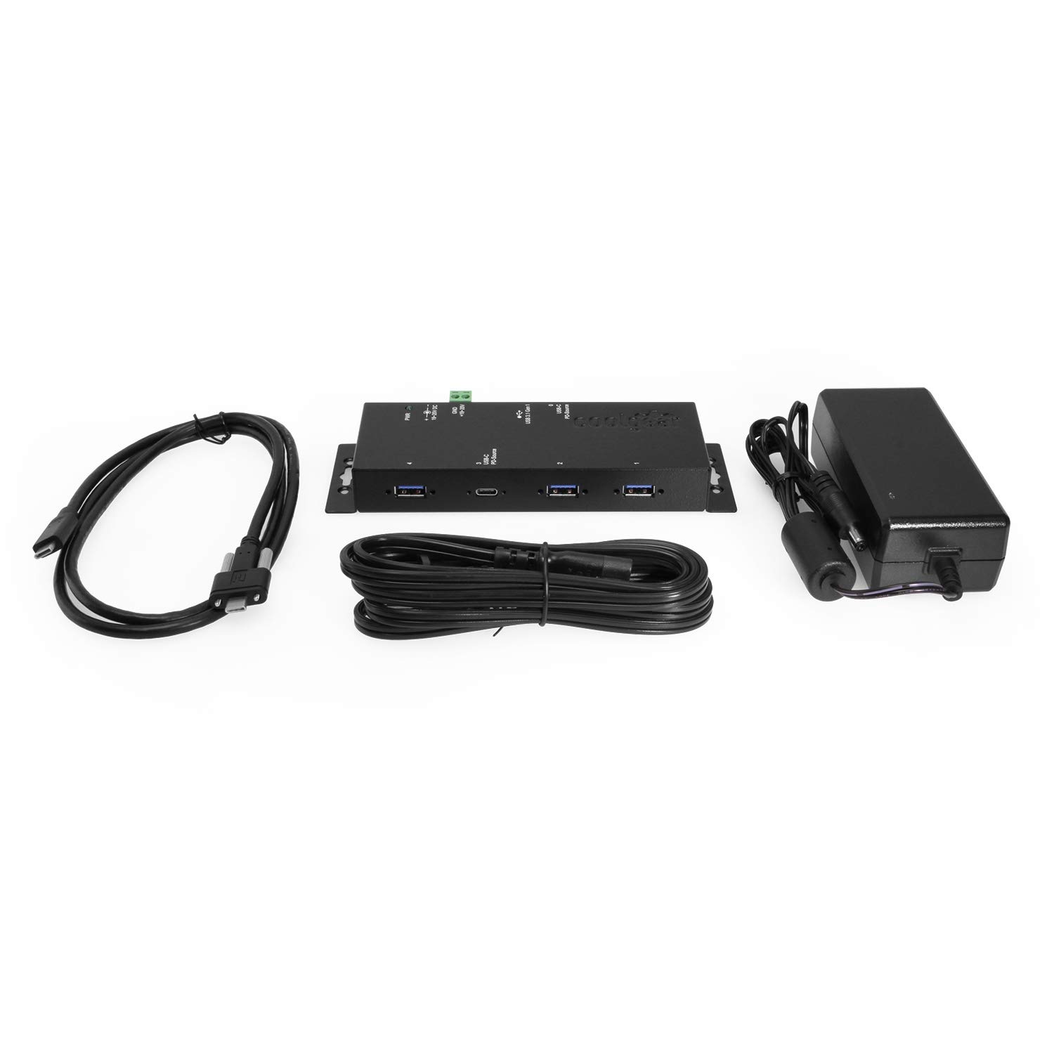 USB-C 4-Port Hub w/Power Delivery & 15KV ESD Surge Protection USB 3.2 Gen1