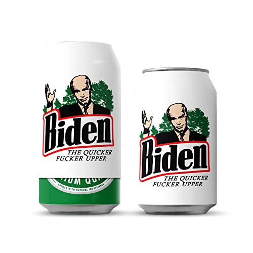 Beersy Silicone Sleeve Beer Can Cover - Insulated Can Sleeve - Novelty Disguise for Outdoor Events, Golf, Parties, Concerts,Tailgate - Hide a Beer To Look Like Soda, Fits 12 oz (Quicker Fucker Upper)