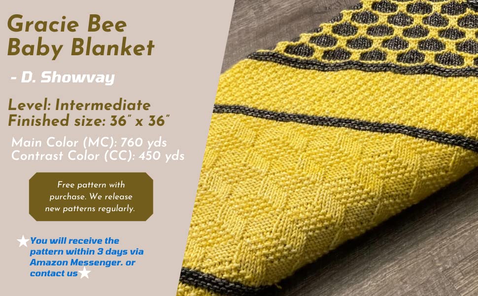Cotton to The Core Knit & Crochet Heather Yarn, Soft for Babies, (Free Patterns), 6 skeins, 852 yards/300 Grams, Light Worsted Gauge #3 (Jean Blue)