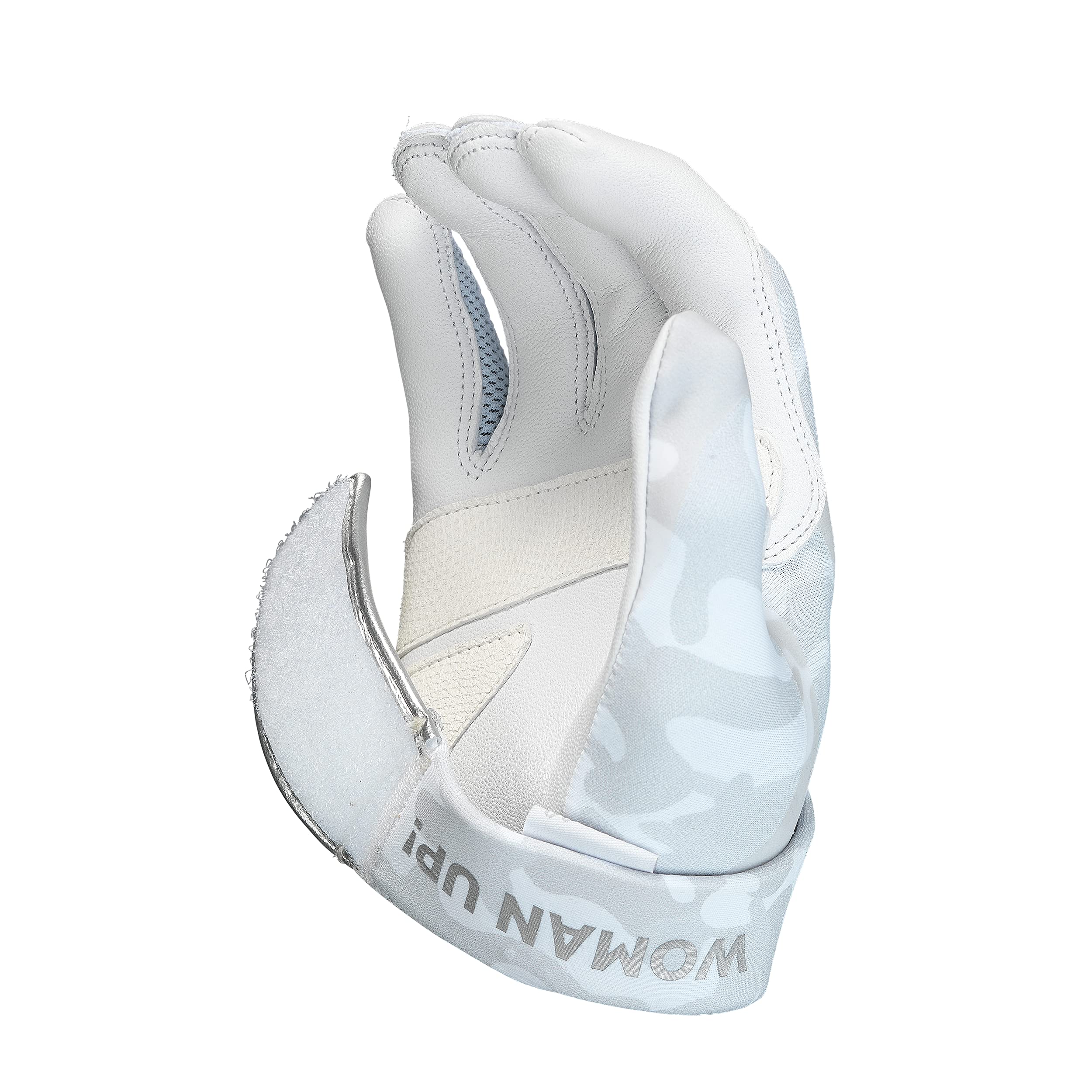EASTON Lauren Chamberlain LC Pro Fastpitch Softball Batting Gloves | Adult Medium | White