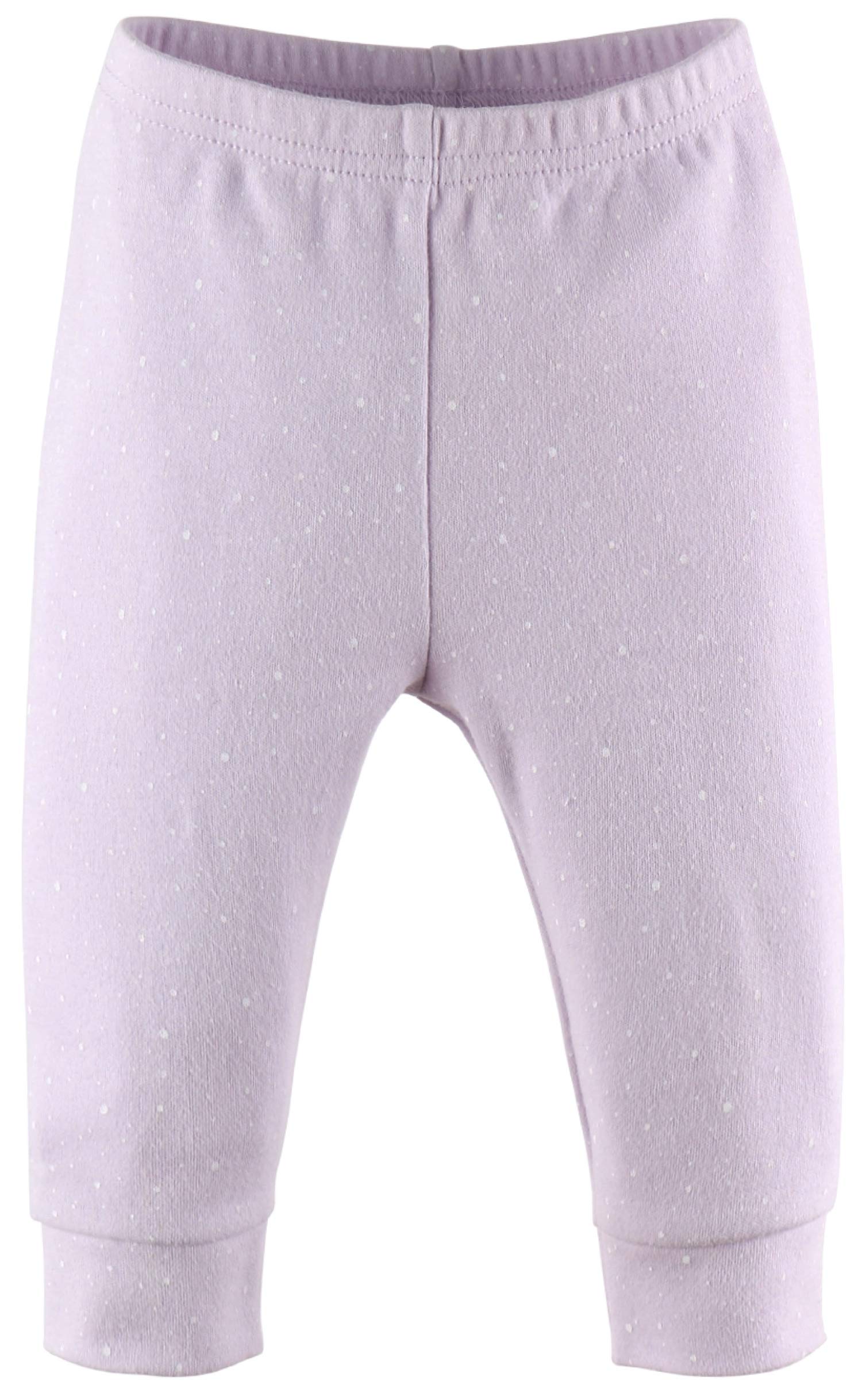 The Peanutshell Pastel Baby Pants Set | 5 Pack in Purple, Grey, & Mint | Newborn to 24 Month Sizes (3 Months)