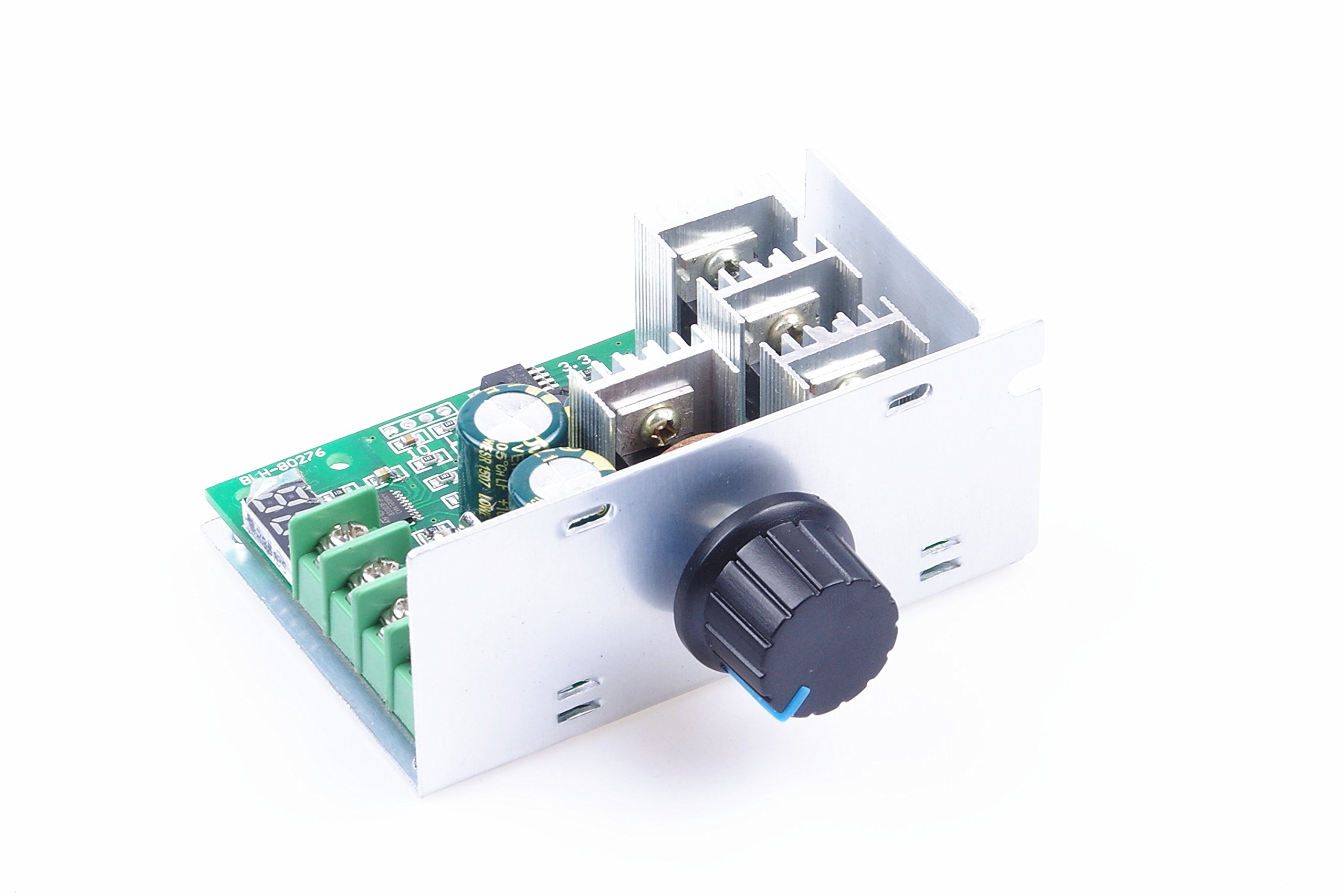 KNACRO Digital Tachometer PWM DC Motor Speed Controller 30A DC 6V 12V 24V 36V 48V 60V (6V - 60V) Max Power 1200W Promise Electronic Motor Switch