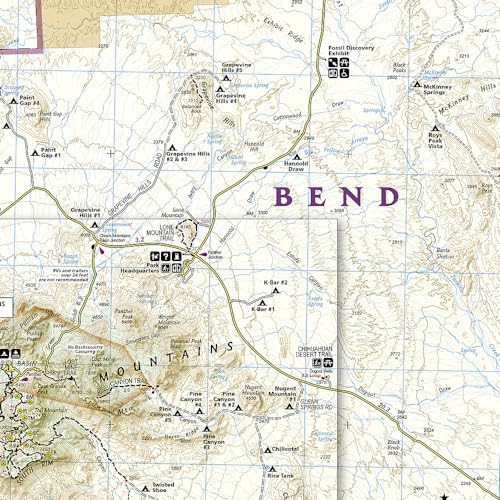 Big Bend National Park Map (National Geographic Trails Illustrated Map, 225)