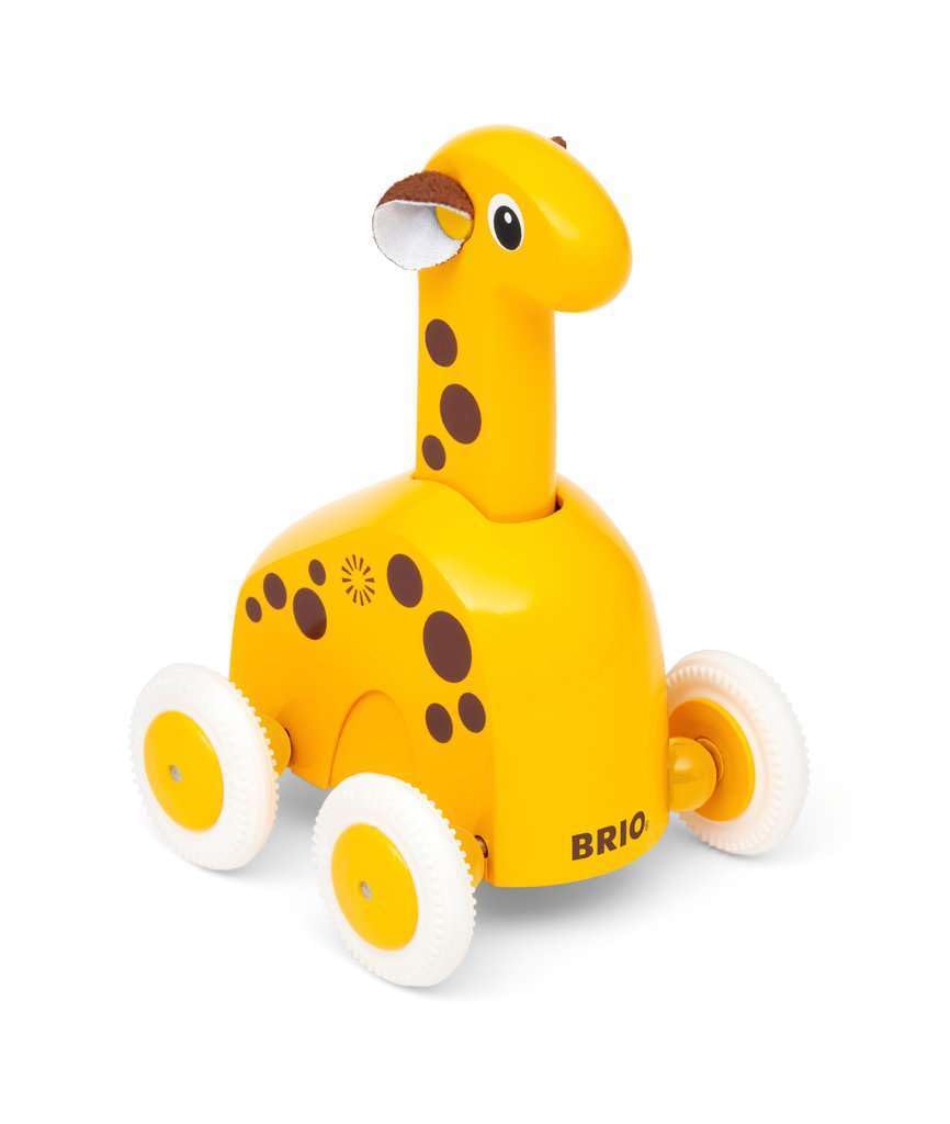 BRIO 30229 Push & Go Giraffe | The Perfect Playmate for Your Toddler