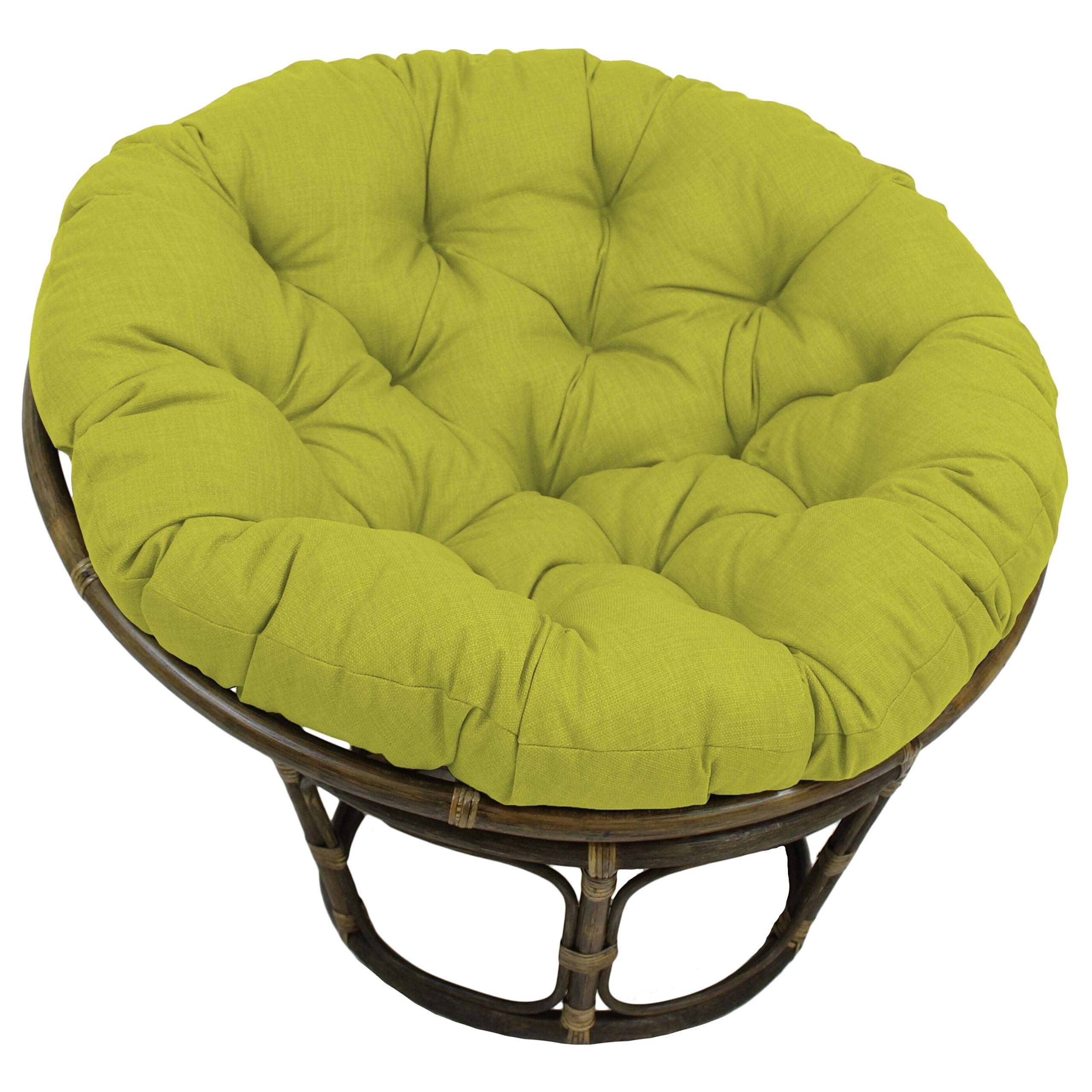 Blazing Needles 52-inch Indoor/Outdoor Papasan Cushion (Cushion Only) Sea Blue Specialty