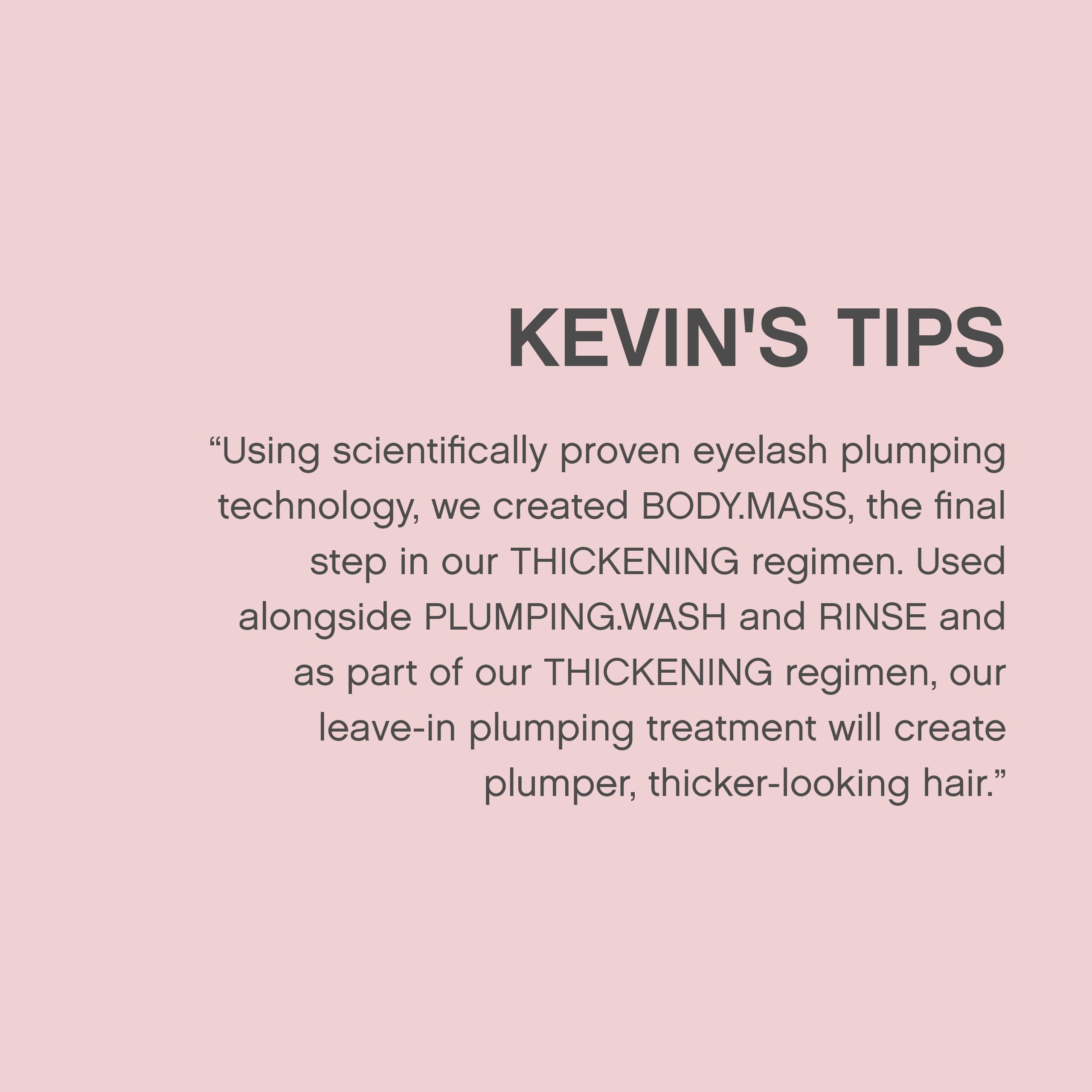 Kevin Murphy Body Mass For Thinning Hair Treatment -Option 3.4 oz