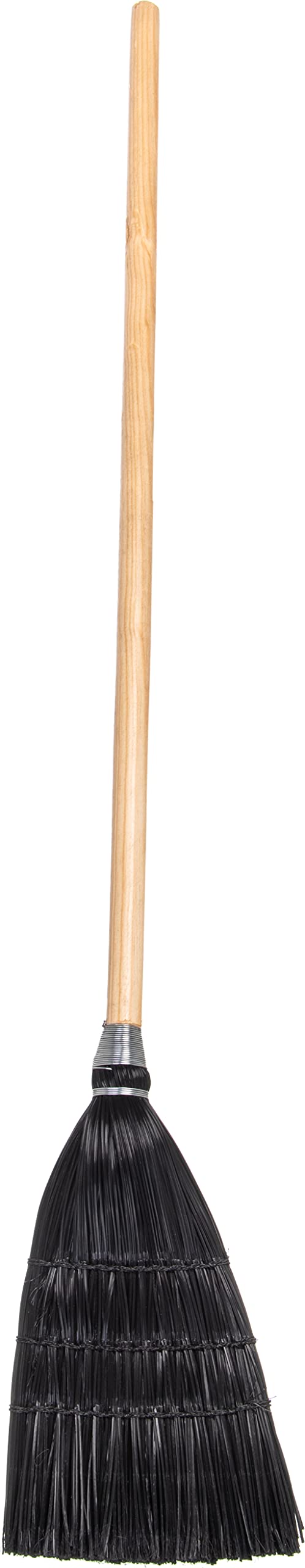 Carlisle FoodService Products CFS Synthetic Corn Black Toy/Lobby Broom - 1 Each.