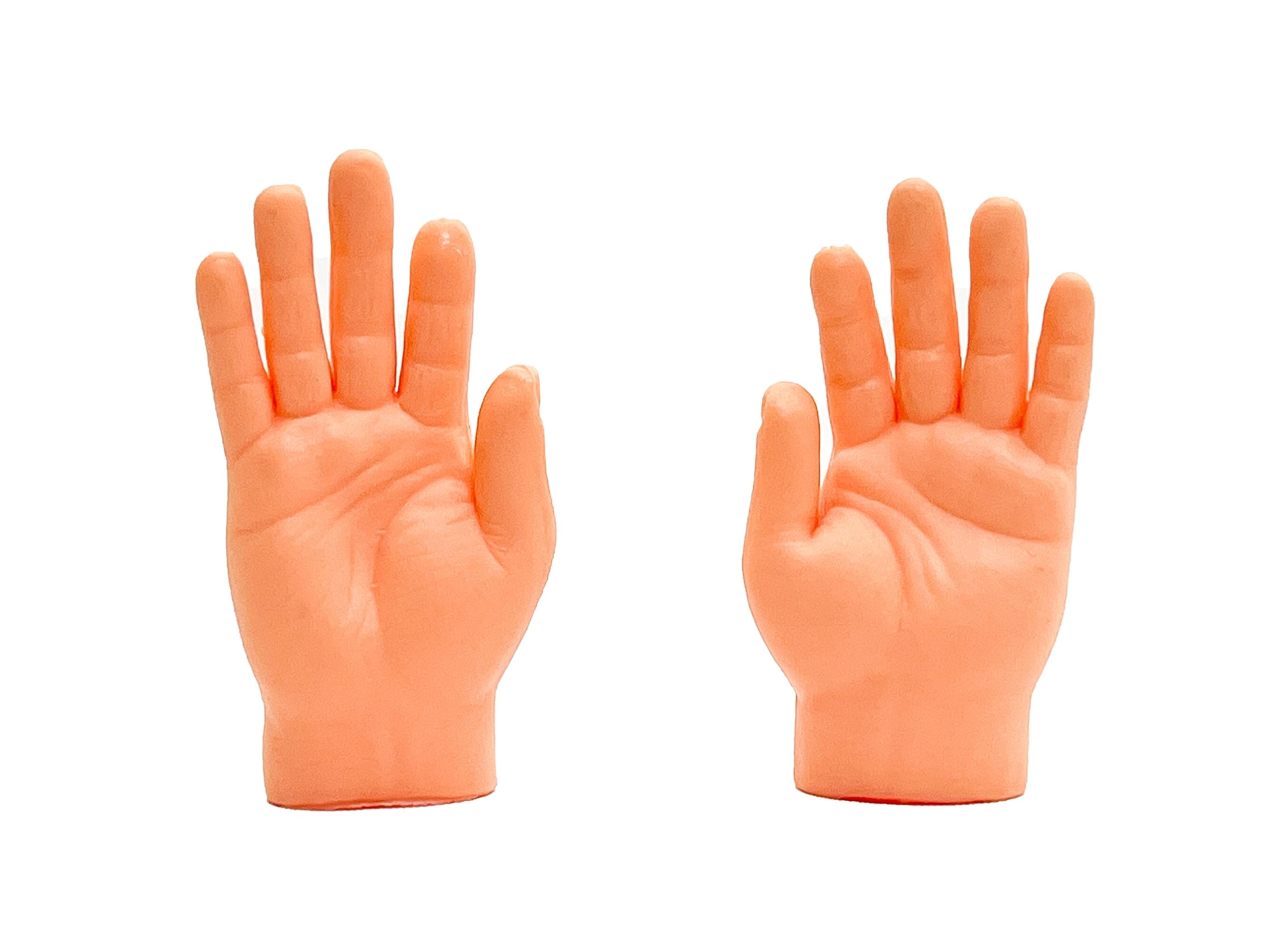 Finger Hands - 10 Pack – Premium Rubber Little Tiny Finger Hands – Fun and Realistic Design – Ideal for Puppet Show, Gag Present, Fun for All Kids!