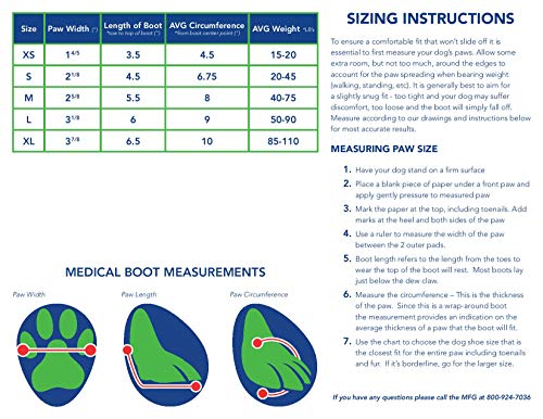 HEALERS PetCare Medical Dog Bootie, Single Unit - Blue