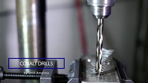 Drill America - D/A29J-CO-PC 29 Piece M42 Cobalt Drill Bit Set in Round Case (1/16" - 1/2" X 64ths), D/ACO Series