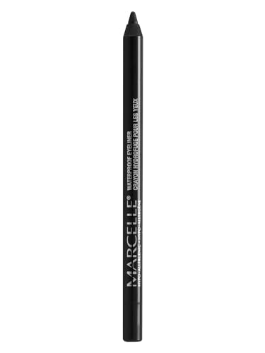Marcelle Waterproof Eyeliner, Deep Charcoal, Eye Pencil, Creamy Formula, Long-Lasting, Waterproof, Smudge-Proof, Fragrance-Free, Hypoallergenic, Cruelty-Free, 0.04 Oz.