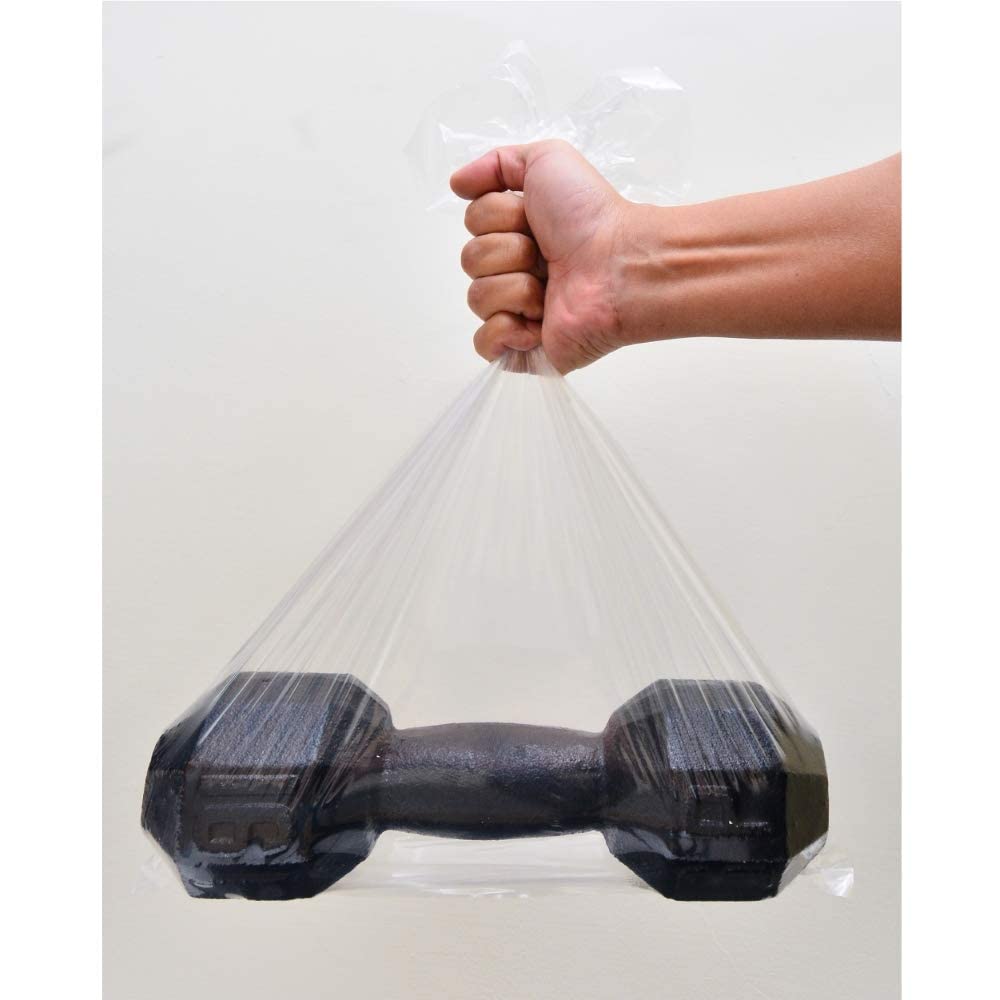 Infinite Pack 100 CT 16" x 20 inches 1 Mil Clear Plastic Flat Open Poly Bags Great for Proofing Bread, Dough, Storage, Packaging and More