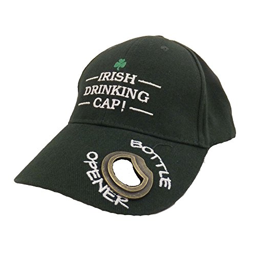 Baseball Cap Irish Drinking Tailgate Hat With Bottle Opener