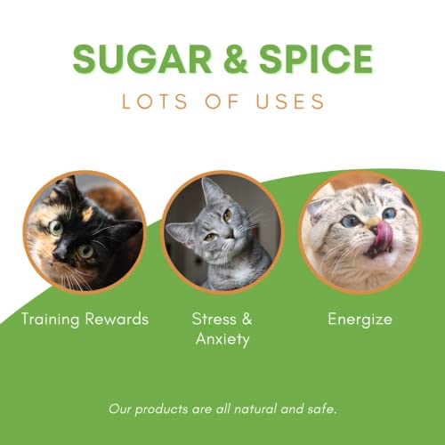 Chewmax Sugar & Spice Catnip for Cats and Kittens - 5 Pound Bulk Bag | 100% All Natural Organic Dried Cat Nip | No Preservatives, Maximum Potency, Grown & Harvested in USA