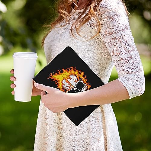 Flaming Skull Protective Case Compatible with IPAD 2020 AIR 4 (10.9in) Stand Case Auto Sleep/Wake Cover