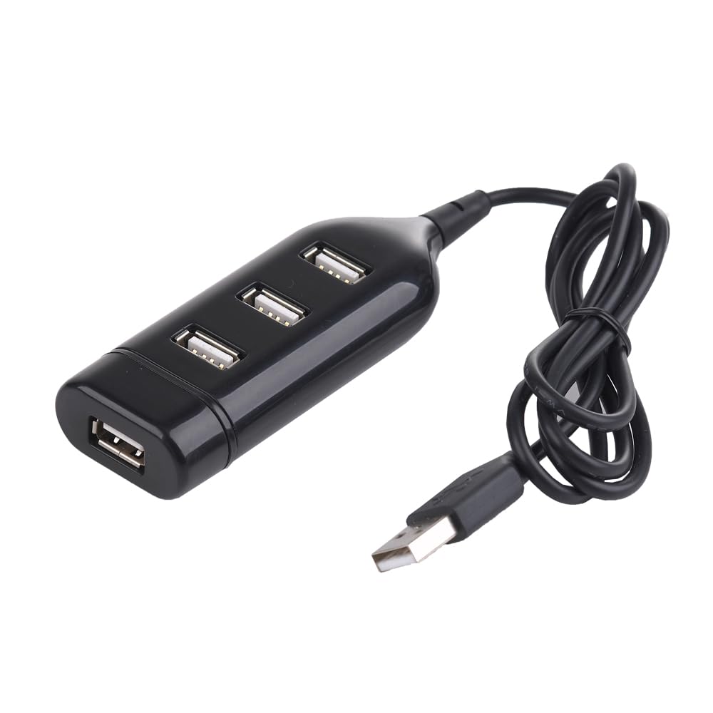 Gembird UHB-CT02 Centre or Node Hub – (USB 1.1, USB 2.0, 1 m, Black, 3.5 cm, 9.6 cm, 1.9 cm)