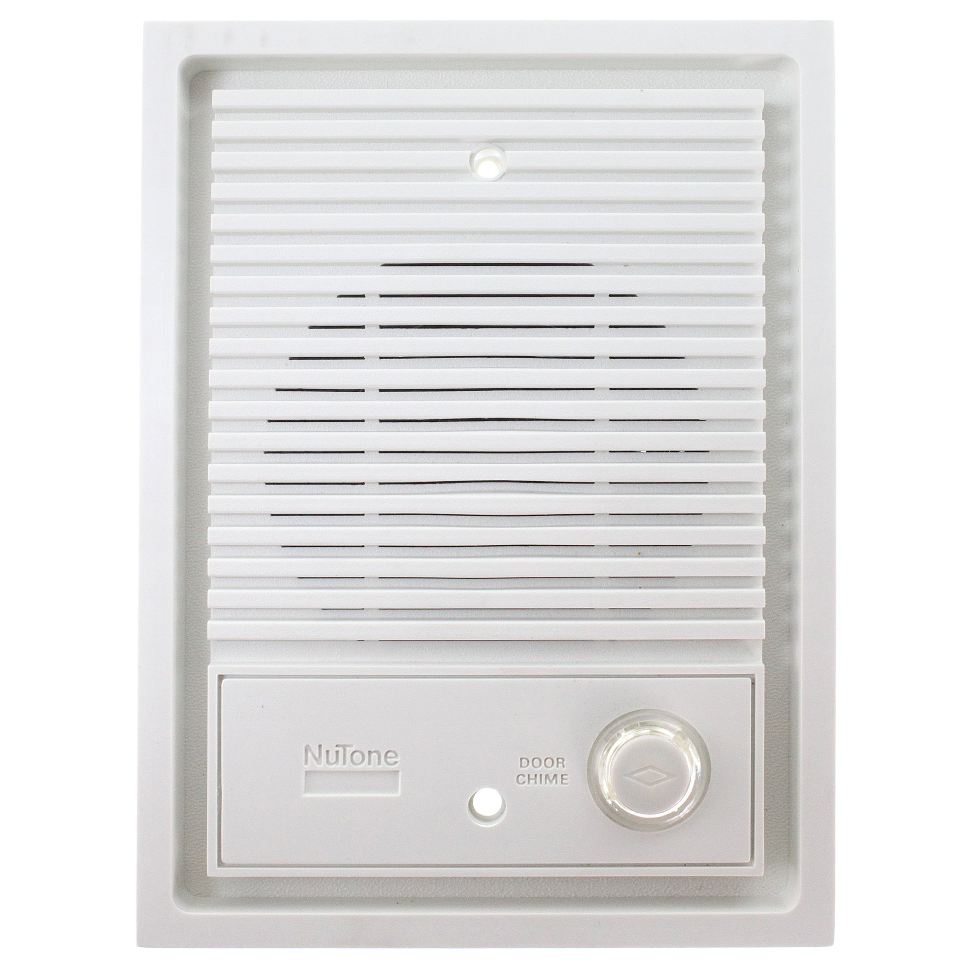 Broan Nutone IS-67WH Wall-Mounted Intercom Speaker with Lighted Pushbutton, White