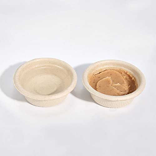 AURTPNUO 500Pack Gecko Food and Water Cups 0.5oz Small Paper Feeding Cups Reptile Feeder Bowls Ledge Accessories for Crested Gecko Lizards Spiders Reptiles (500Pack)