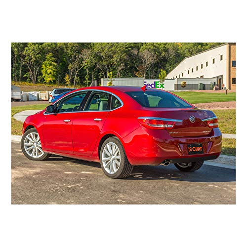 CURT 112823 Class 1 Trailer Hitch with Ball Mount, 1-1/4-In Receiver, Fits Select Chevrolet Cruze, Buick Verano