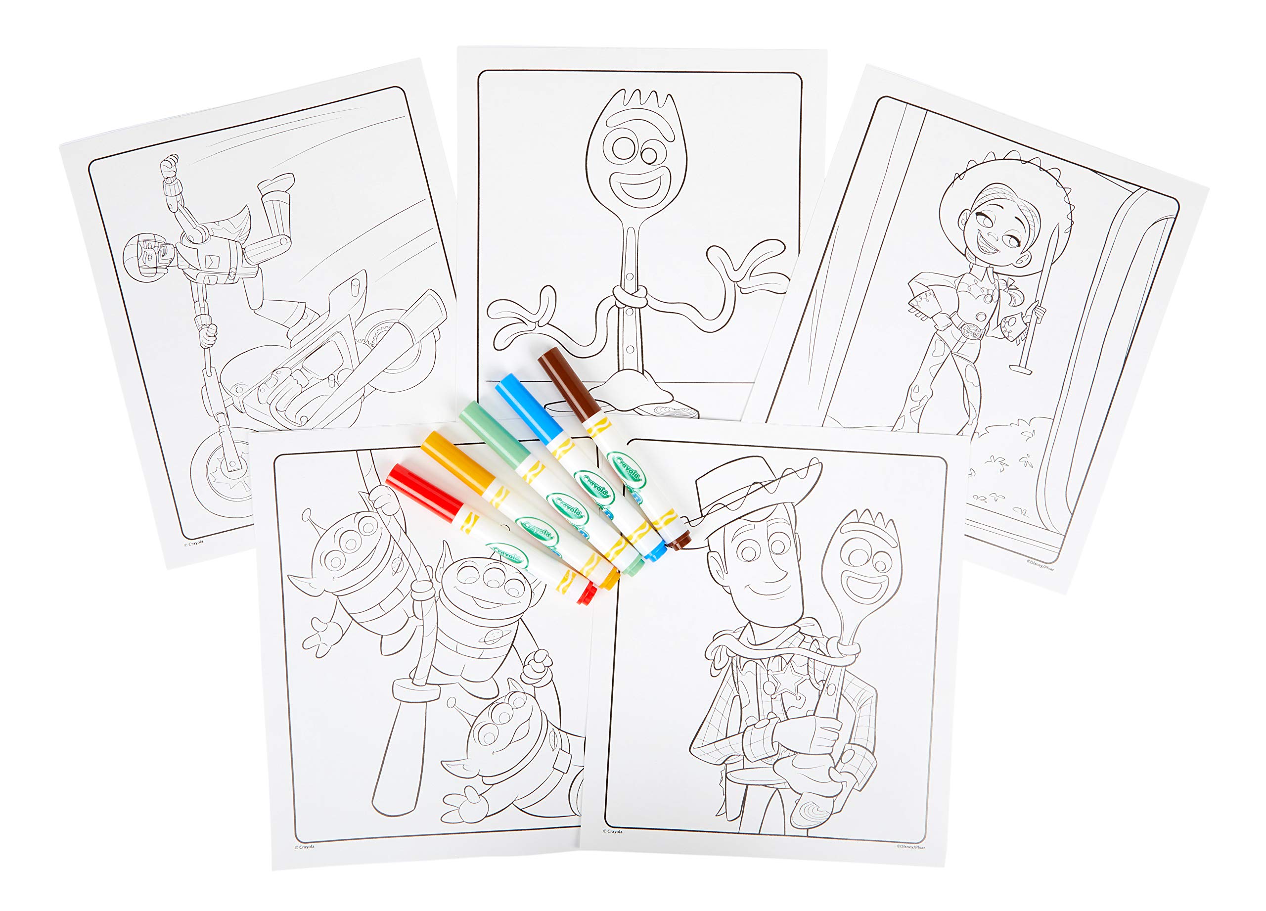 Crayola Toy Story Coloring Pages, Color Wonder Mess Free, Gift for Kids, Age 3, 4, 5, 6