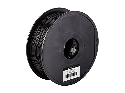 Monoprice ABS Plus+ Premium 3D Filament - Black - 1kg, 1.75mm Thick | 40% Stronger Than Ordinary ABS | For All ABS Compatible Printers (115848)