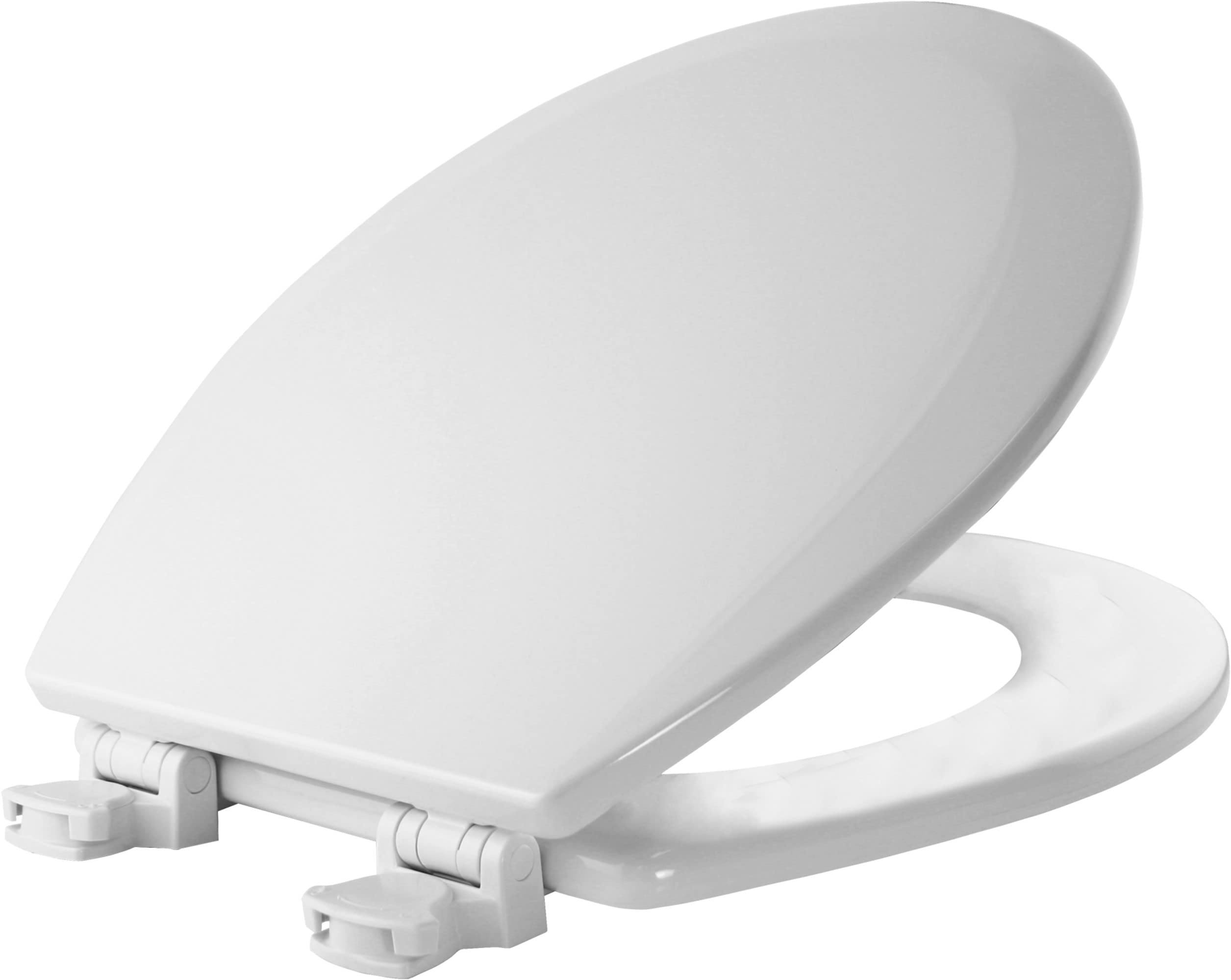 Bemis 500EC-062 is a Round Molded Wood Toilet Seat Closed Front - with Cover with a Ice Gray Finish