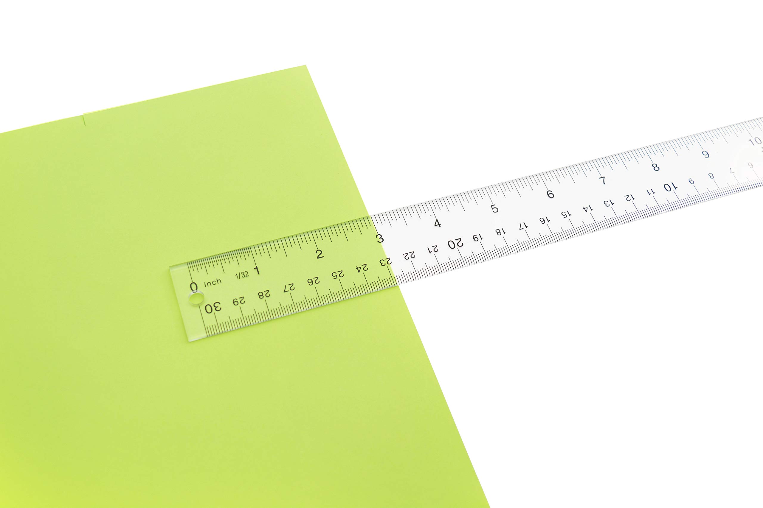 Westcott Clear Flexible 12" Acrylic Metric Ruler (500-10562), Case of 144
