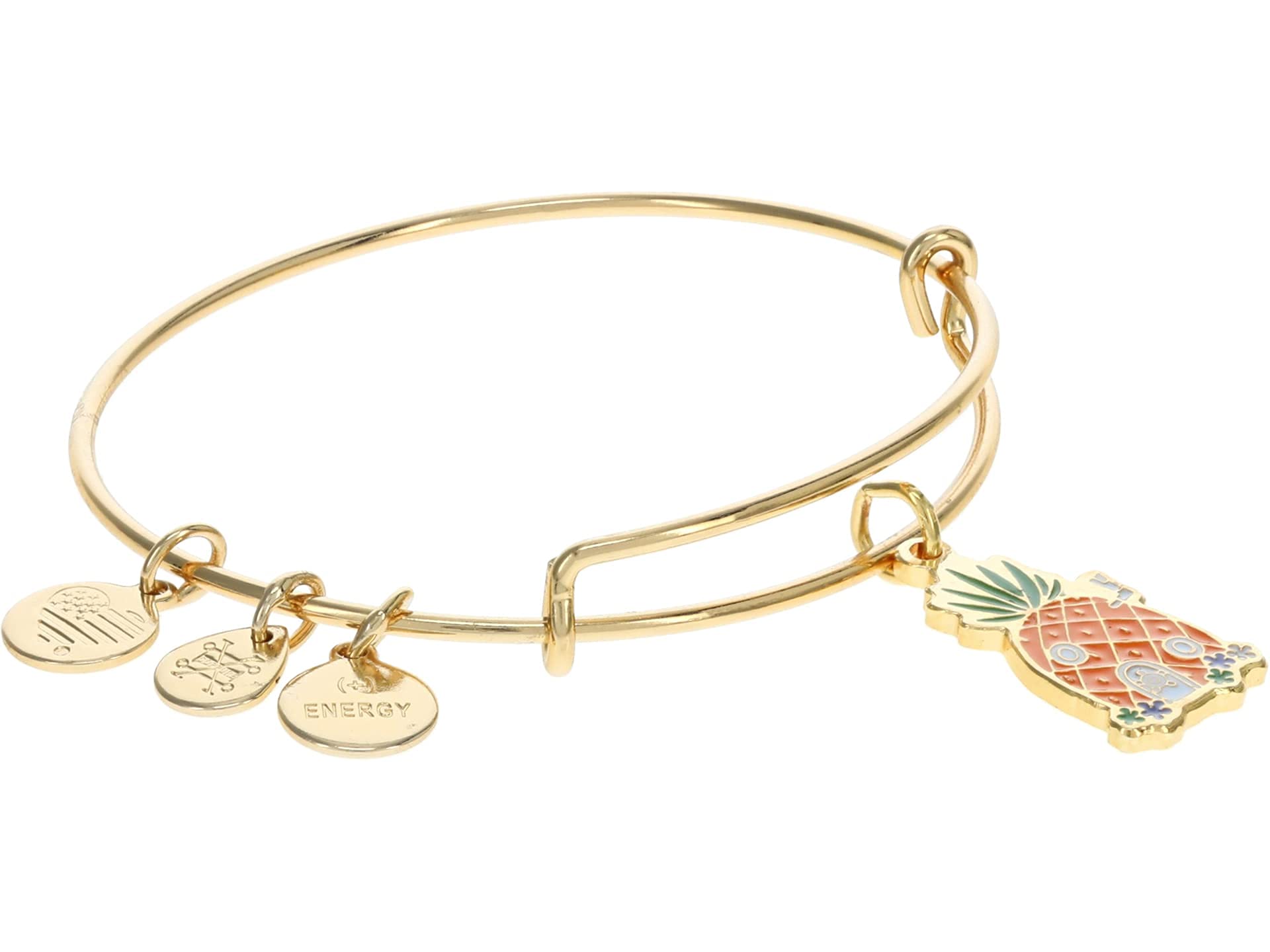 Alex and Ani SpongeBob Pineapple House Bracelet Shiny Gold One Size