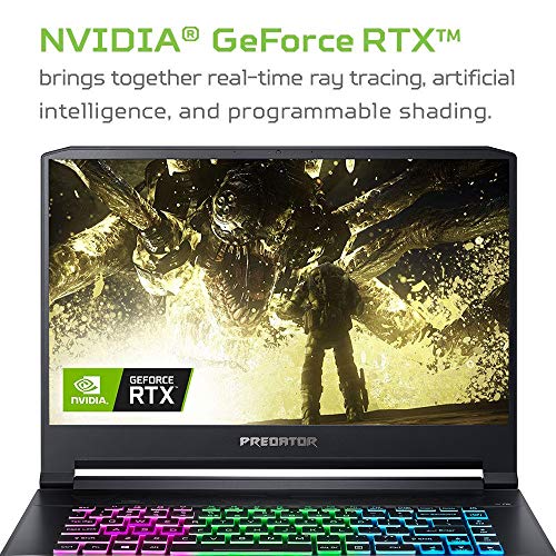 Acer Predator Triton 500 Thin & Light Gaming Laptop, Intel Core i7-8750H, GeForce RTX 2080 Max-Q, 15.6" Full HD 144Hz 3ms G-Sync IPS Display, 16GB DDR4, 512GB PCIe NVMe SSD, RGB KB, PT515-51-75L8
