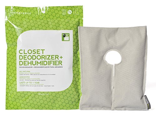 Ever Bamboo Closet Deodorizer & Dehumidifier w/Natural Bamboo Charcoal (130 g)