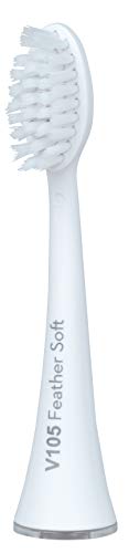 PRO-SYS® VarioSonic® V105 Feather Soft Replacement Heads, Pack of 3. Also fits Burst Brush!