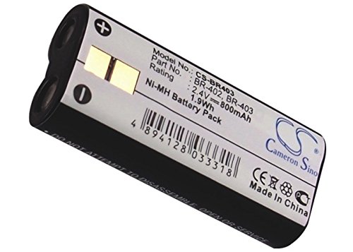 Flujoy 800mAh/2.4V Replacement Battery for DS-4000 DS-3300 DS-5000ID DS-5000 DS-2300 BR-402 BR-403