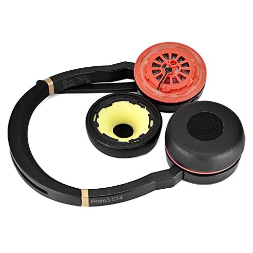 Evolve 75 Ear Pads - defean Replacement Ear Cushion Compatible with Jabra Evolve 75 75+ 75 UC / 75 MS Headphone/Earpads Contain Plastic Clips,(Ear Pads not fit Jabra Evolve2 75 PC Wireless Headset)