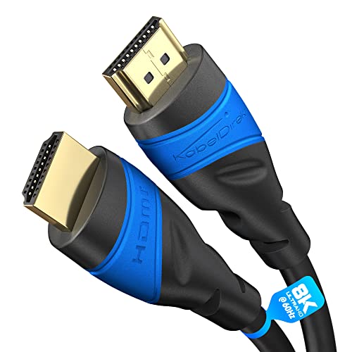 HDMI Cable 8K / 4K β 1ft β with A.I.S Shielding β Designed in Germany (Supports All HDMI Devices Like PS5, Xbox, Switch β 8K@60Hz, 4K@120Hz, High Speed HDMI Cord with Ethernet, Black) by CableDirect