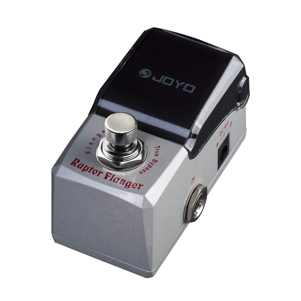 JOYO Flanger Mini Pedal for Electric Guitar Effect - True Bypass Ironman Series (Raptor Flanger JF-327)