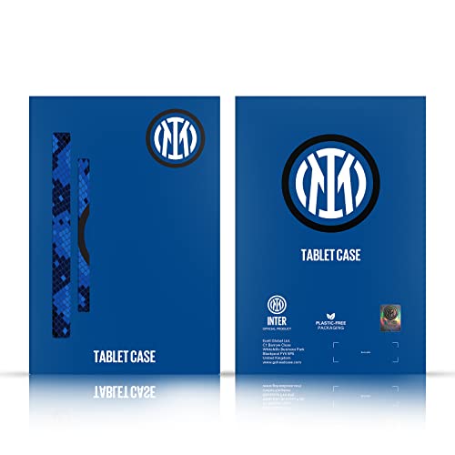 Head Case Designs Officially Licensed Inter Milan Home 2023/24 Crest Kit Leather Book Wallet Case Cover Compatible with Apple iPad Air 2020/2022