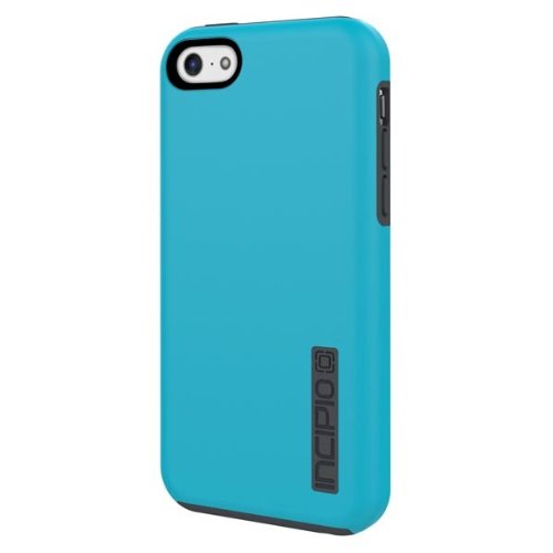 Incipio DualPro Case for iPhone 5C - Retail Packaging - Cyan/Gray