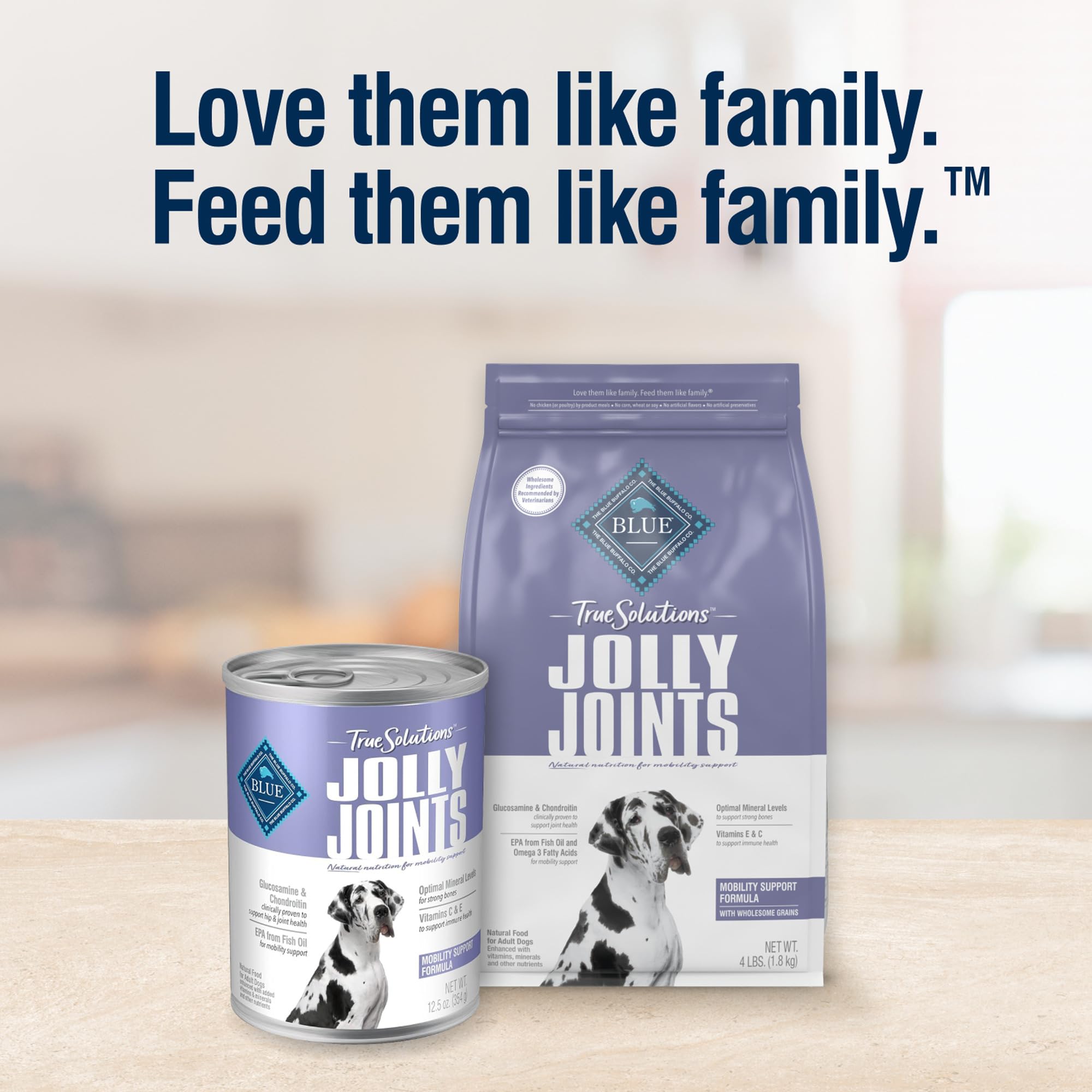 Blue Buffalo True Solutions Jolly Joints Mobility Care Natural Dry Food for Adult Dogs, Chicken, 11-lb. Bag