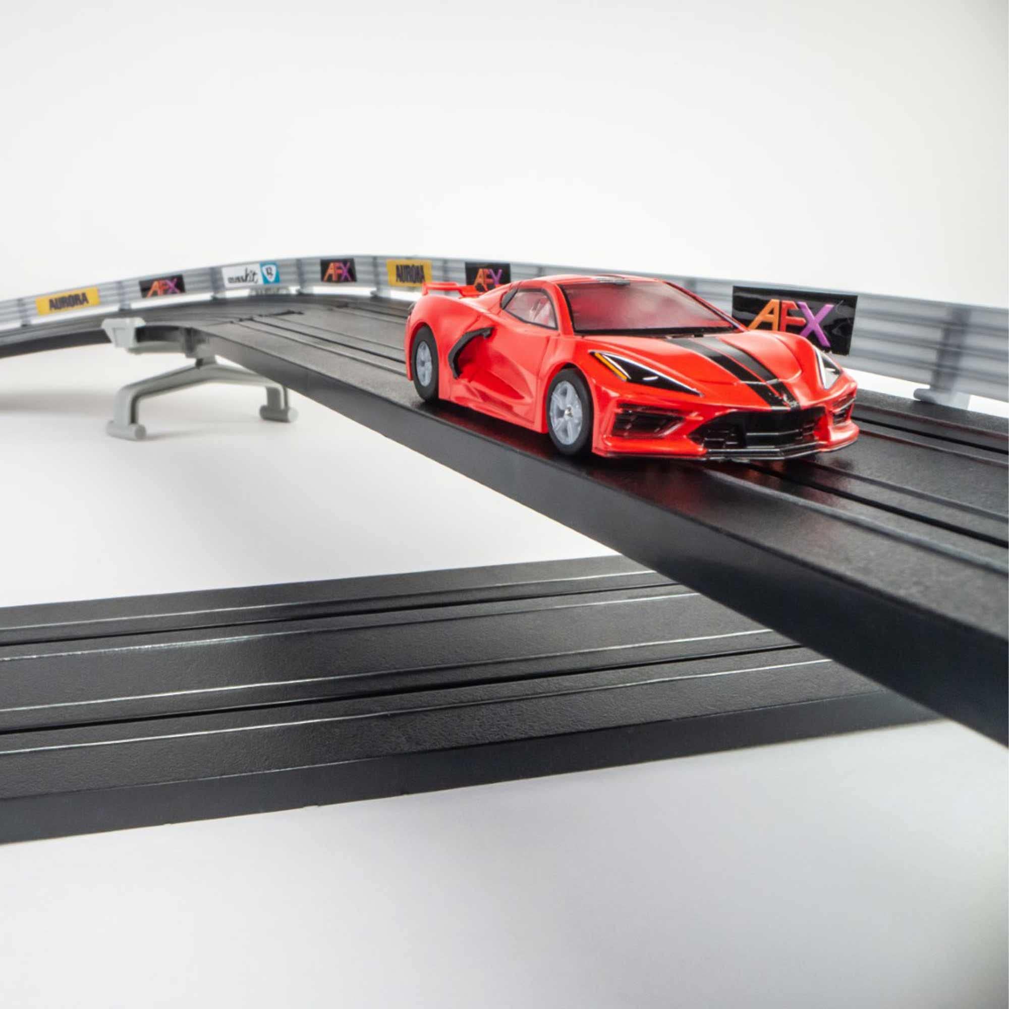 AFX/Racemasters Super Cars Set15ft TrackMega G+ ChassisTri-Pack AFX22032 HO Slot Racing Sets
