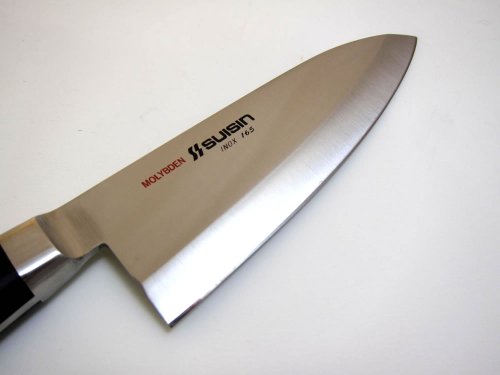 Houcho.com Suisin Inox Western-Style Knife Series, Genuine Sakai-Manufactured, Inox Steel 6.5" (165mm) Deba Knife