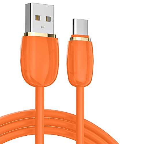 BGNTBUK Magnetic Phone Cords 10 Ft 1m 3A Silicone Data Cable Mobile Phone Color Fast Charging Line Liquid Soft Plastic Flash Charging Cable Type C Charging Cable 6ft