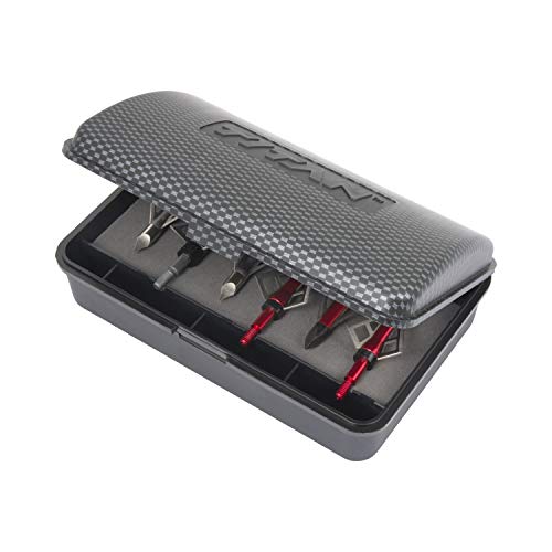 Allen Company Titan™ Broadhead Box & Caddy, Holds 6 Broadheads, Broadheads with Closed Width Up To 1-3/8 inches, Carbon Fiber