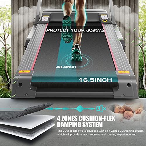 ANCHEER Treadmill, Treadmill with Incline for Home, Walking Running Jogging Machine for Home/Gym Cardio Use
