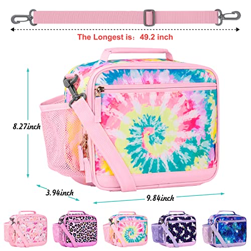 Choco Mocha 15inch Tie Dye Backpack + Lunch Bag+ Pencil Bag