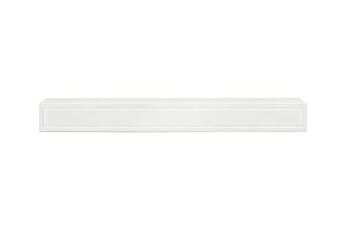 Pearl Mantels Sarah Fireplace Mantel Shelf MDF, 60", White Paint