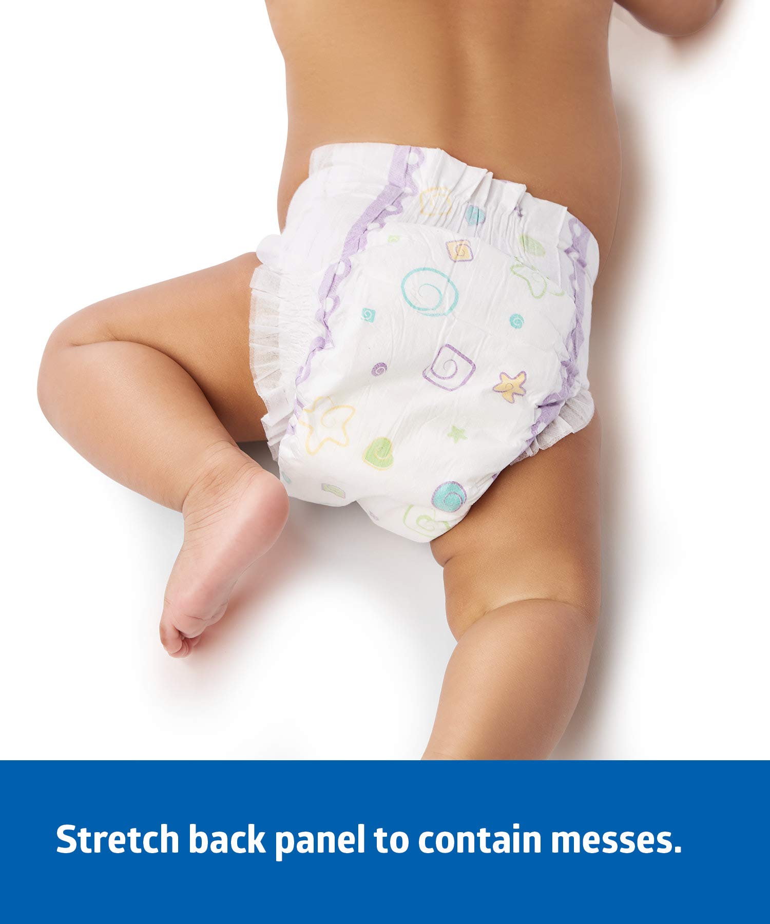 Medline Premium Disposable Baby Diapers, Absorbent & Ultra-Soft for Delicate Skin, Size 7 (41+ lbs), Pack of 25