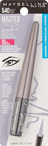 Maybelline New York Master Precise Ink Metallic Liquid Liner, Violet Nova, 0.06 Fluid Ounce