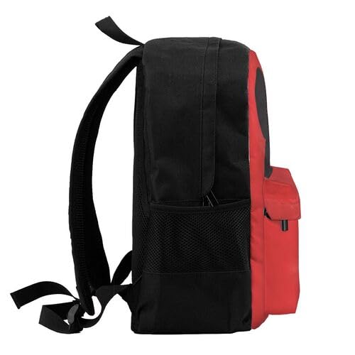 BHODA Cartoon Backpack HD Printed Book Bag - 17-inch School Backpack for Comic Book Fans
